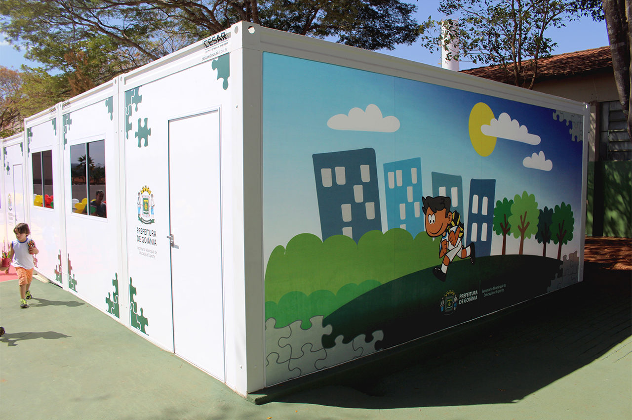 Prefeitura de Goiânia entrega salas de aula modulares | Goiás Atual